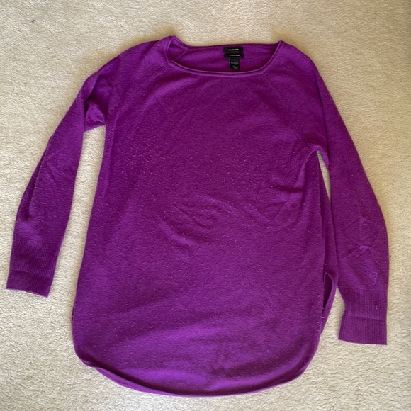 Halogen | Sweaters | Halogen Cashmere Blend Women Purple Knit Tunic ...